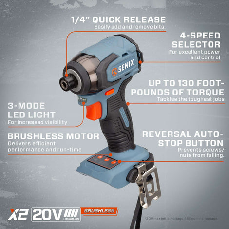Cordless Battery Powered Tools | Senix Tools – SENIX Tools